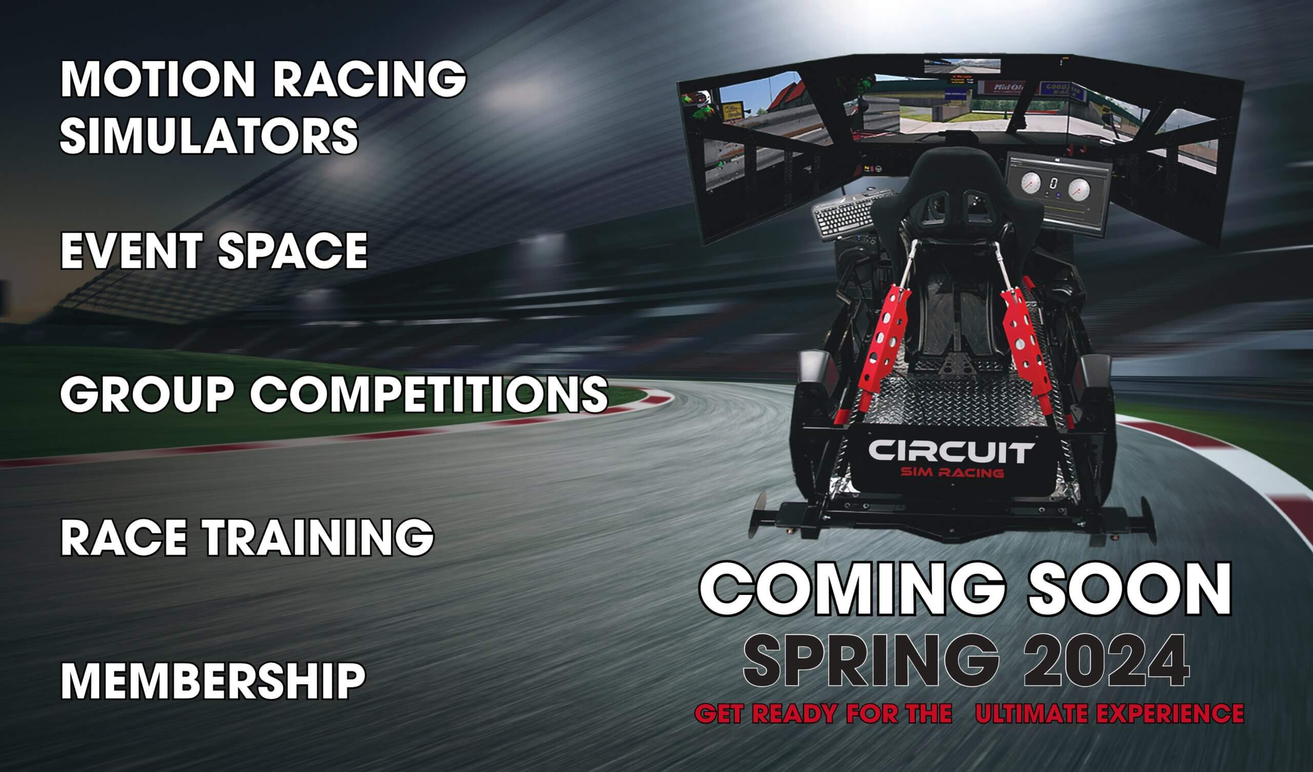 Coming Soon - Circuit Sim Racing